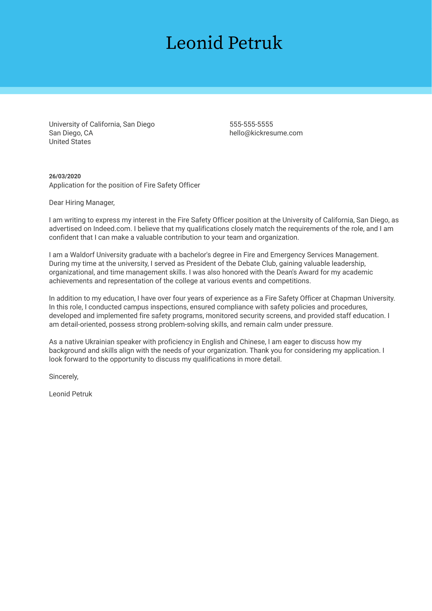 Request Letter For Fire Drill