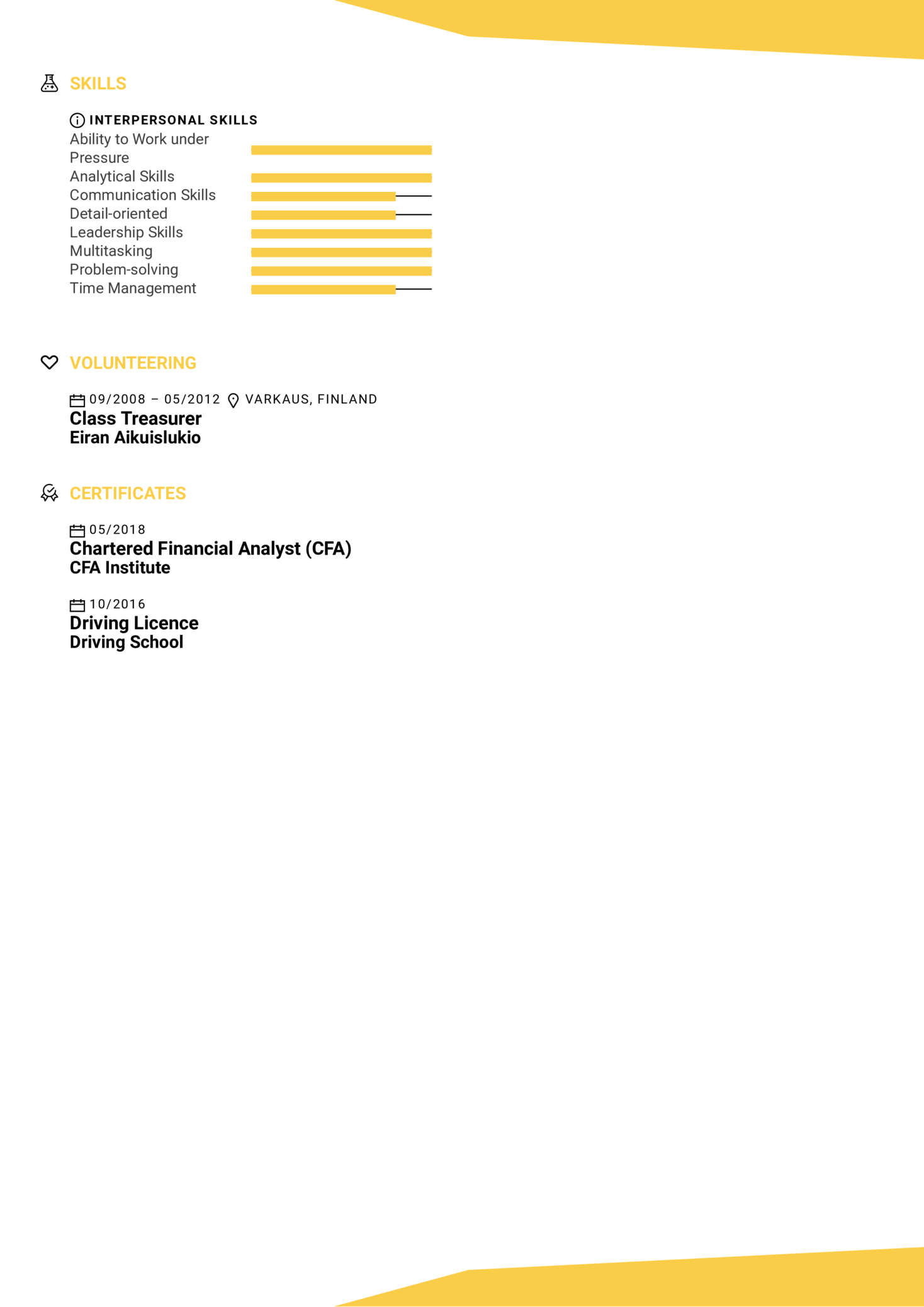 Budget Manager Resume Example | Kickresume