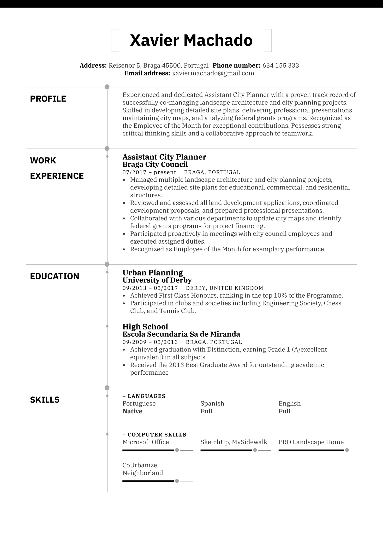 Assistant City Planner Resume Example Kickresume My XXX Hot Girl